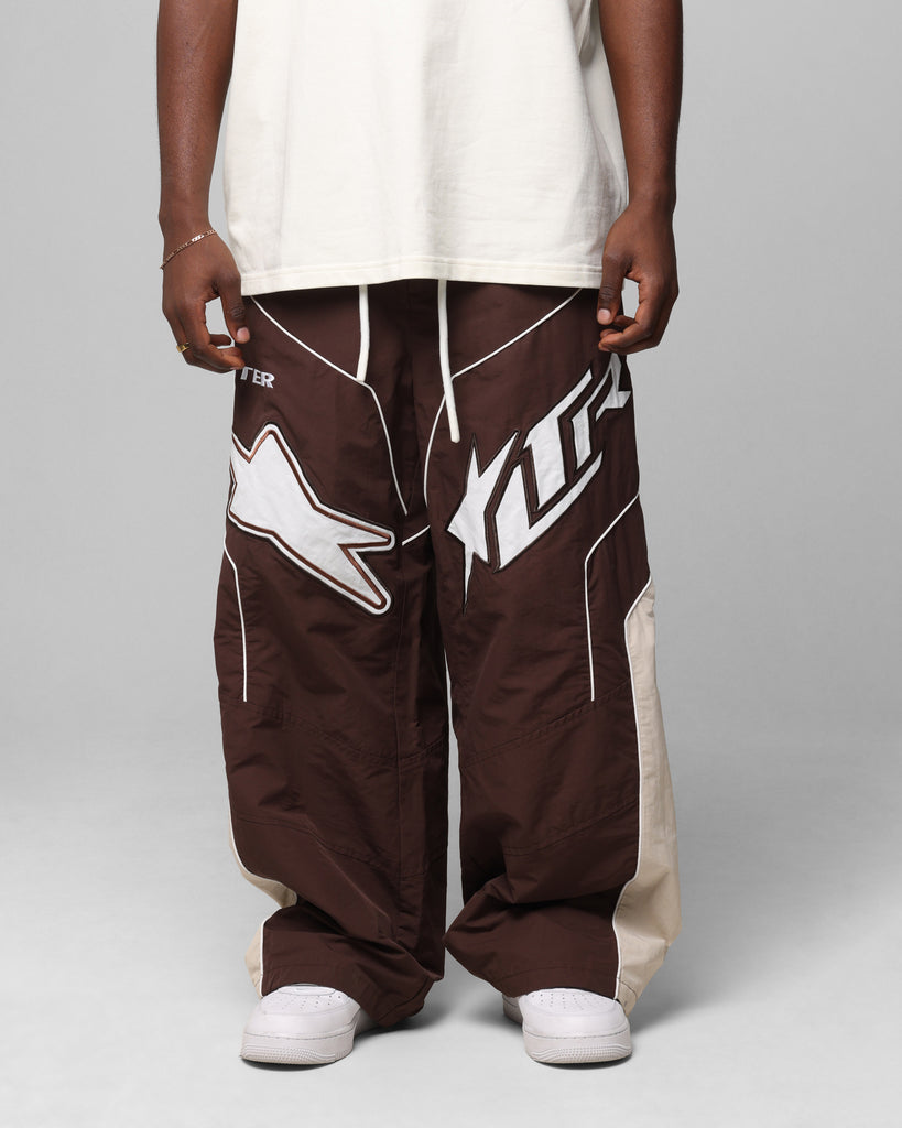 Loiter Motocross Parachute Pants Brown | Culture Kings