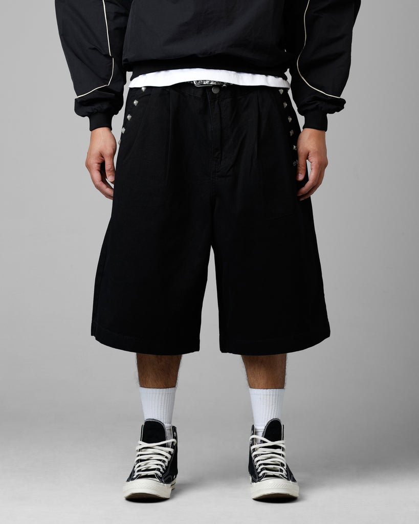 Loiter 3 Quarter Shorts Black | Culture Kings