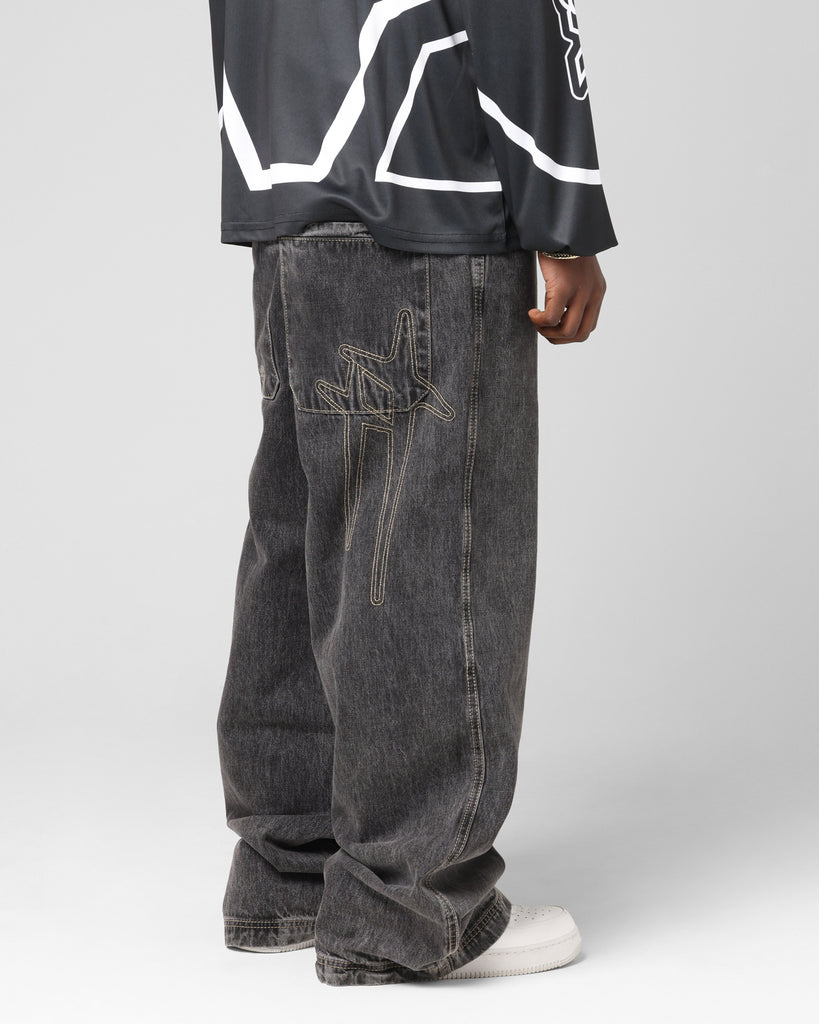 Loiter Star Born Jeans Dirty Grey | Culture Kings