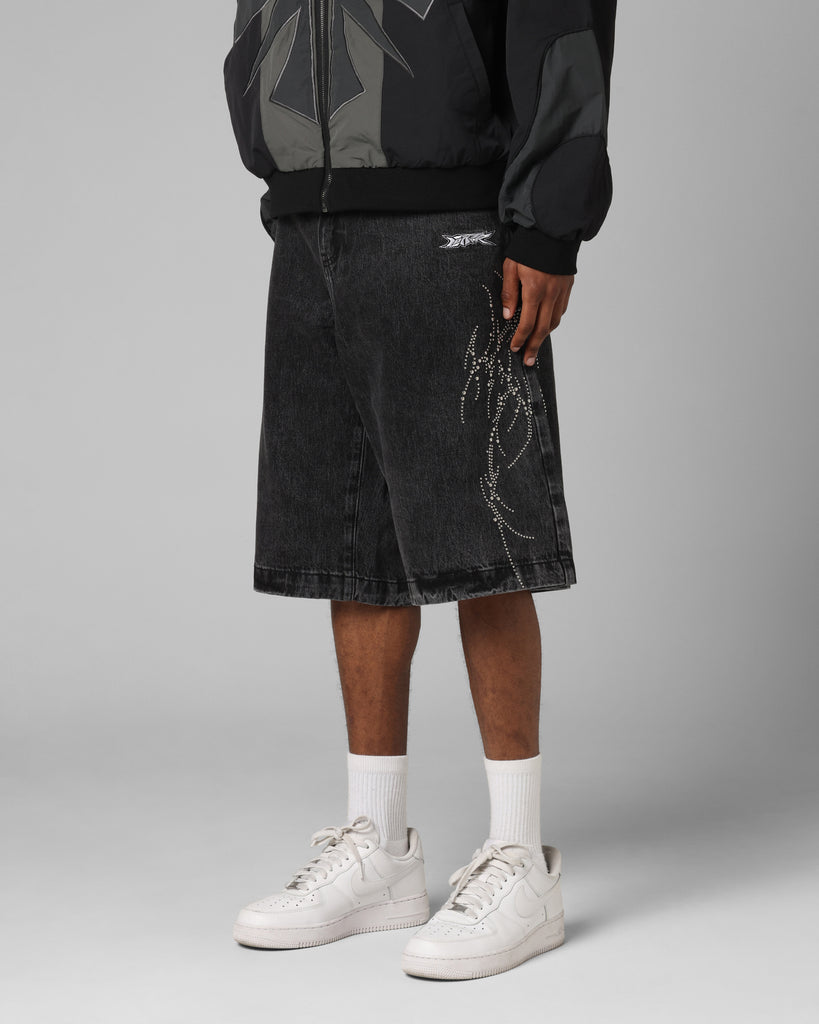 Loiter Goth Clique Jorts Black | Culture Kings