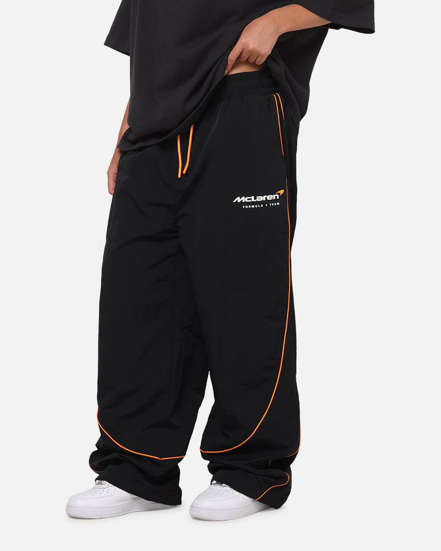 Mitchell & Ness X Mclaren Nylon Tracksuit Pants Black/Papaya | Culture ...
