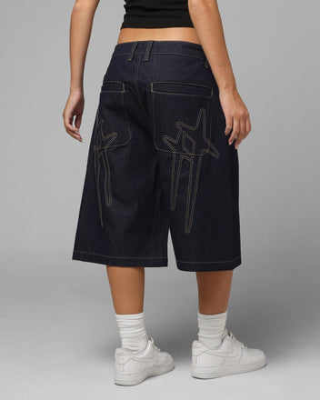 Loiter Star Born Jorts Raw Indigo | Culture Kings