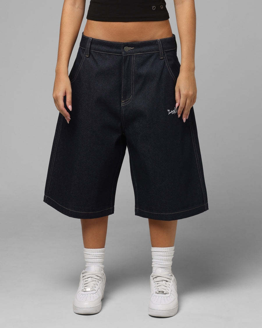 Loiter Star Born Jorts Raw Indigo | Culture Kings