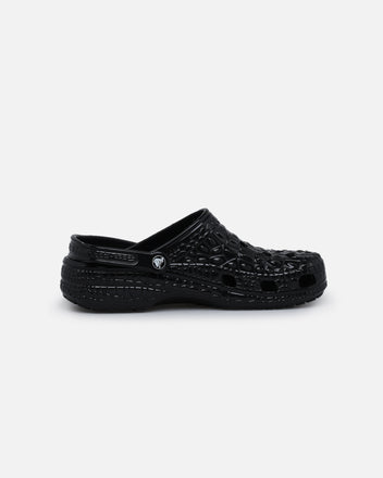 Crocs Classic Crocskin Clog Black Metallic | Culture Kings
