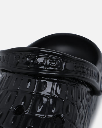Crocs Classic Crocskin Clog Black Metallic | Culture Kings