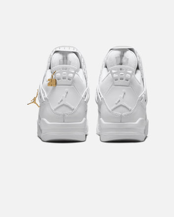 Jordan Women's Air Jordan 4 Net "Triple White" White/Metallic | Culture ...