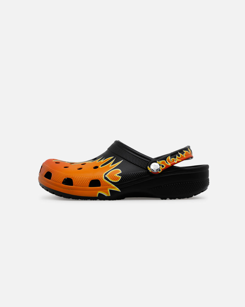 Crocs Classic Flames Clog Black/Multi | Culture Kings