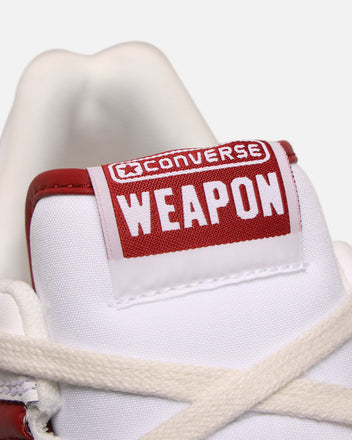 Converse Weapon Low White/Red | Culture Kings