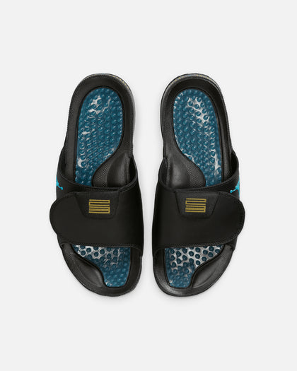 Jordan Hydro XI Slides Black/Blue | Culture Kings