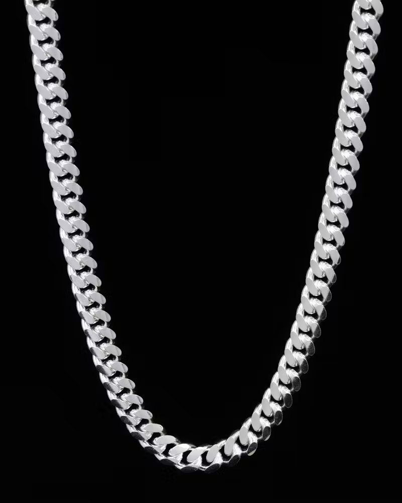 House Of Auric 10mm Cuban Link Chain Sterling Silver | Culture Kings