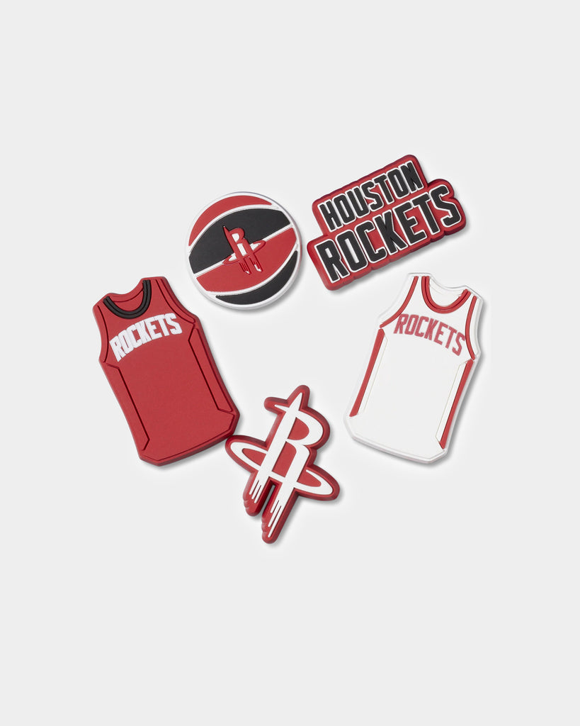 Crocs Houston Rockets 5 Pack Jibbitz Charms Multi | Culture Kings