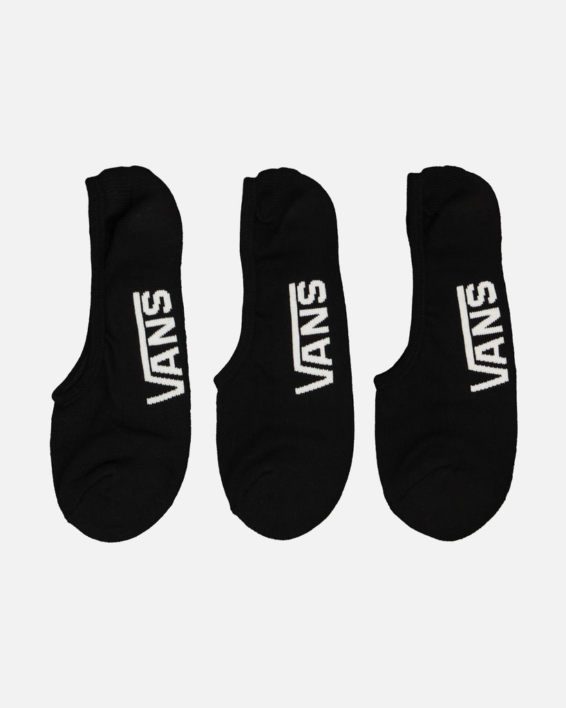 Vans Classic Super No Show Socks 6.5 3 Pack Black | Culture Kings