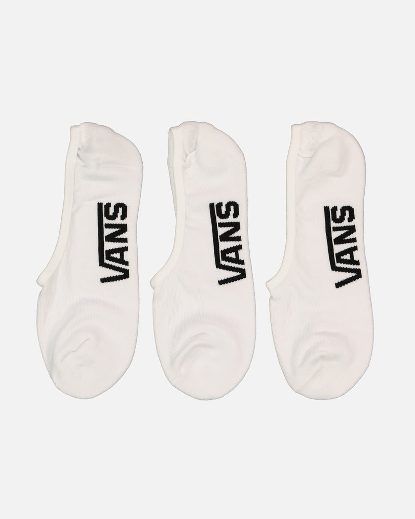 Vans Classic Super No Show Socks 6.5 3 Pack White | Culture Kings
