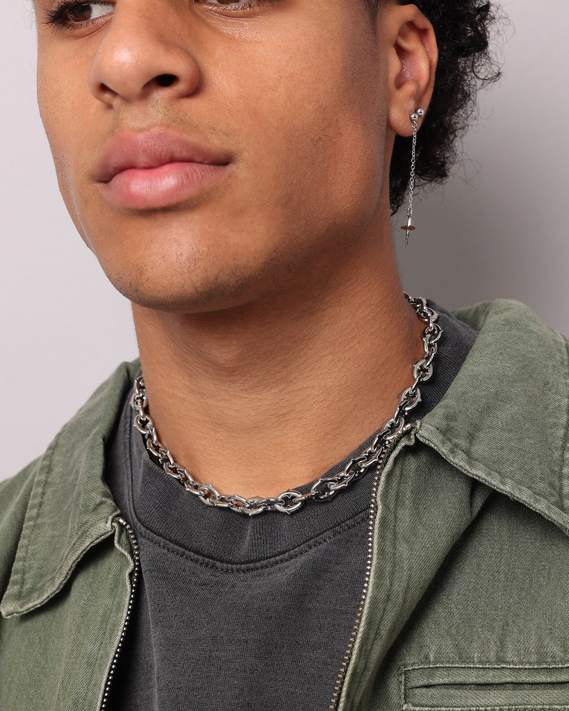 Loiter Spiked Pig Chain Stainless Steel | Culture Kings