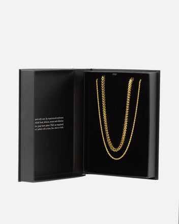 NXS Franco Rope Chain Set Gold | Culture Kings