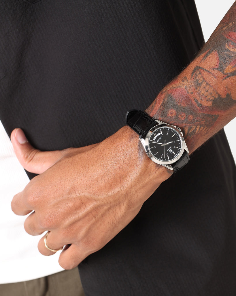 Casio MTP-1370L-1AVDF Watch Black/Silver | Culture Kings