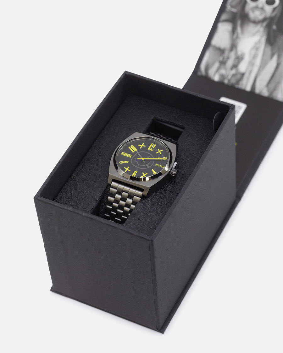 Nixon X Nirvana Time Teller Watch Black Nirvana | Culture Kings