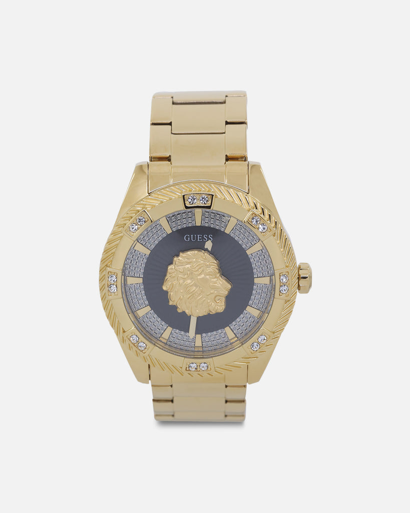 Guess Mainline Beast Crystal Bracelet Watch Gold | Culture Kings