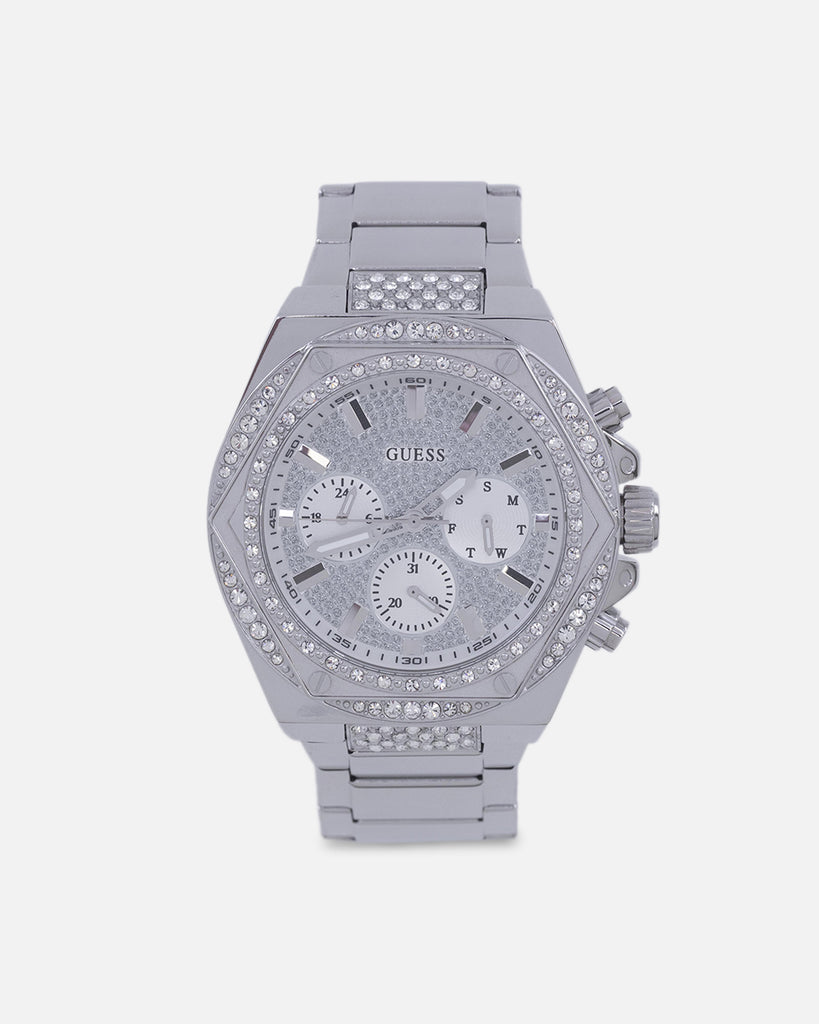 Guess Mainline Fury Glitz Bracelet Watch Silver | Culture Kings