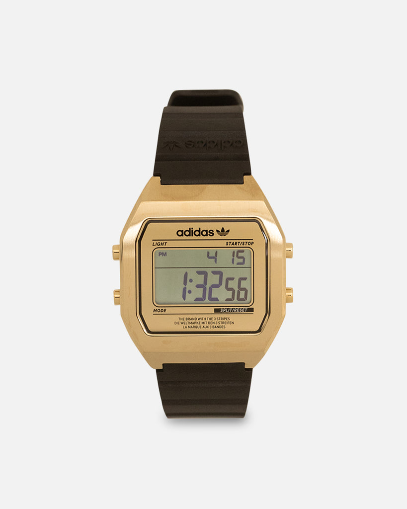 Adidas Digital Two Watch Black/Gold | Culture Kings