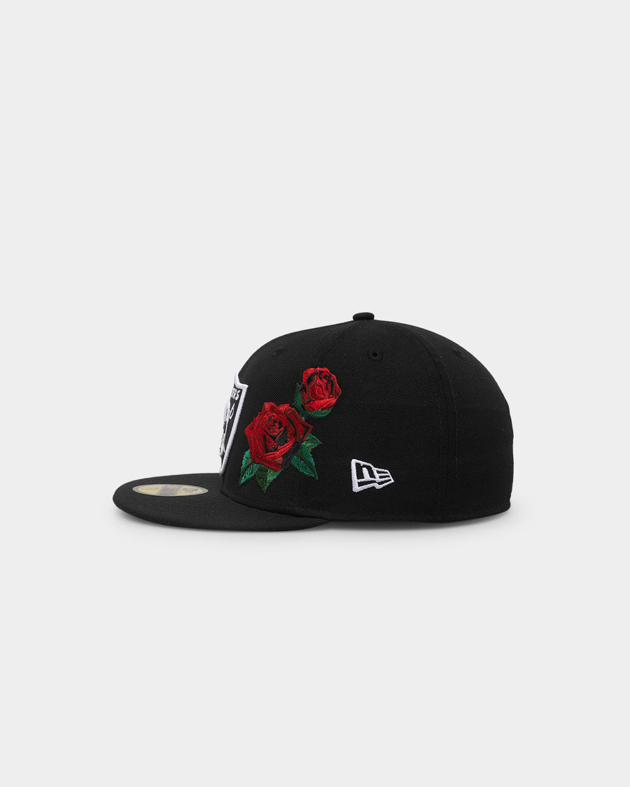 New Era Las Vegas Raiders 'Core Rose' 59FIFTY Fitted Black/Rose ...