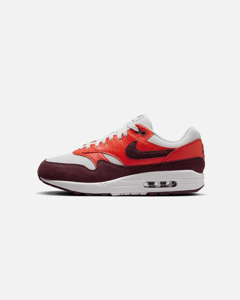 Nike Air Max 1 Summit White/Burgundy | Culture Kings