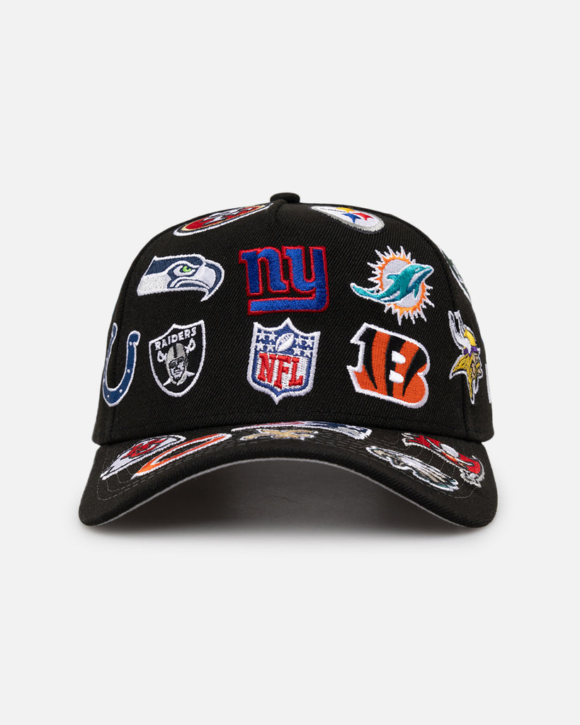 New Era NFL All Over 9FORTY A-Frame Snapback Black | Culture Kings