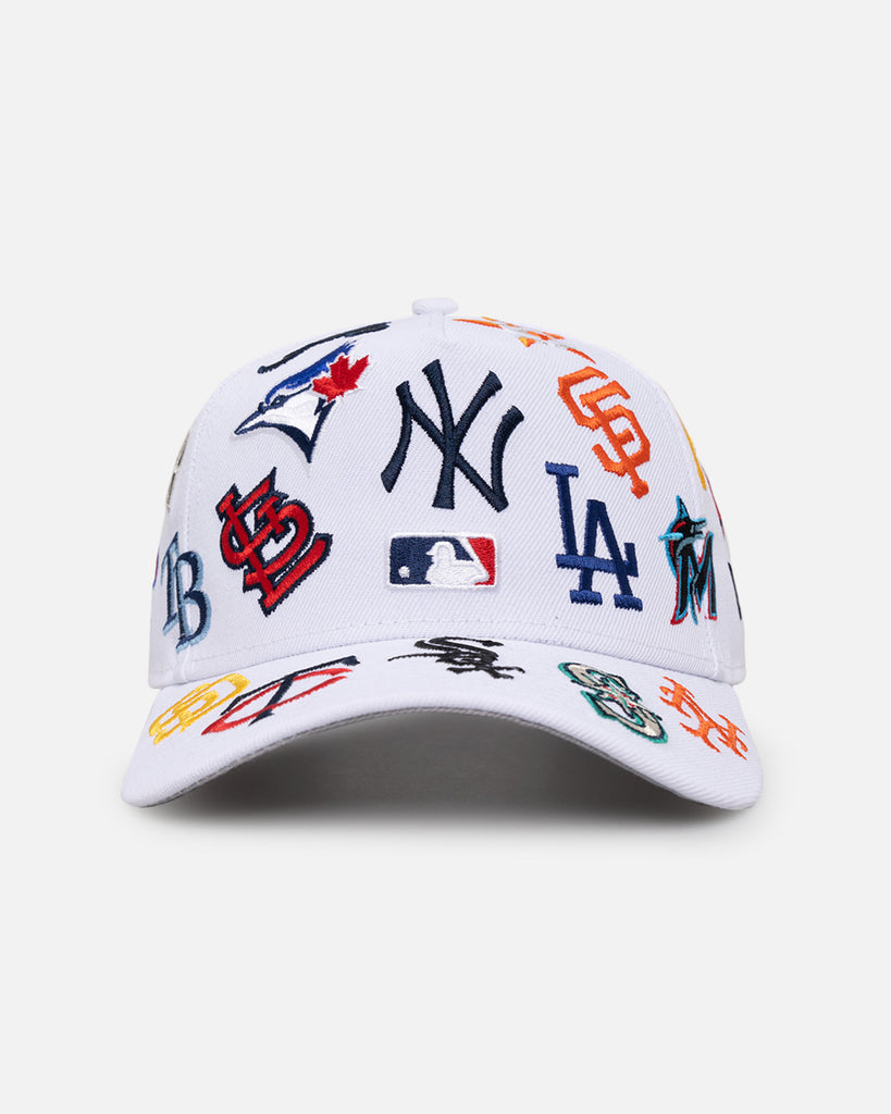 New Era MLB All Over 9FORTY A-Frame Snapback White | Culture Kings