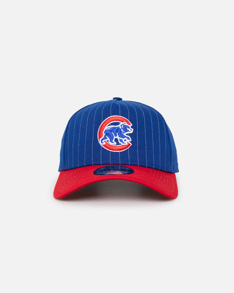 New Era Chicago Cubs '2-Tone Pinstripe' 9FORTY A-Frame Snapback Pinstr ...