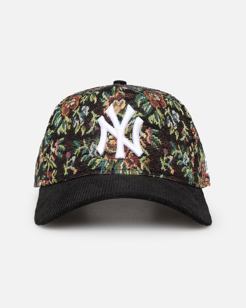 New Era New York Yankees 'Black Corduroy Floral Tapestry' 9FORTY A-Fra ...