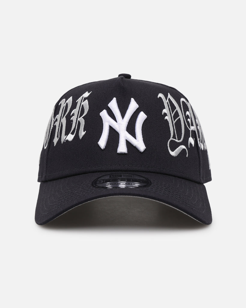 New Era New York Yankees 'Gothic Script' 9FORTY A-Frame Snapback Navy ...