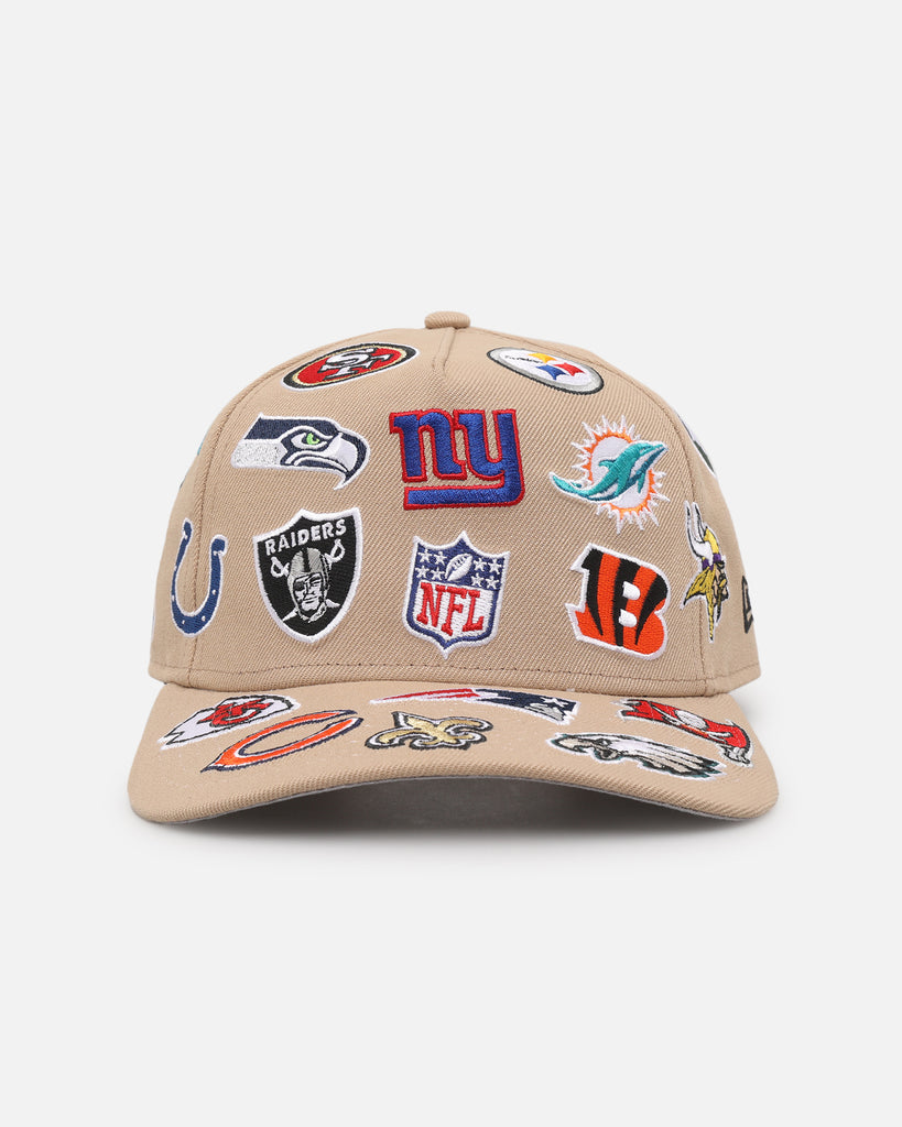 New Era NFL 'All Over Leagues' 9FORTY A-Frame Snapback Camel | Culture ...