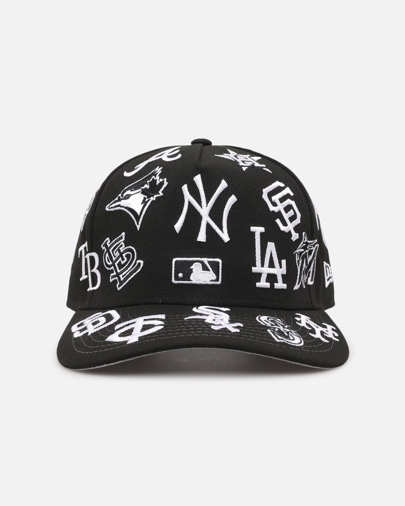 New Era MLB 'All Over Leagues' 9FORTY A-Frame Snapback Black | Culture ...