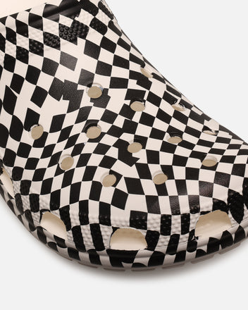 Crocs Class Warped Check Classic Clog White/Black | Culture Kings