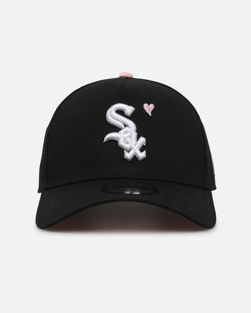 New Era Chicago White Sox 'Pink Satin Hearts 2.0' 9FORTY A-Frame Snapb ...
