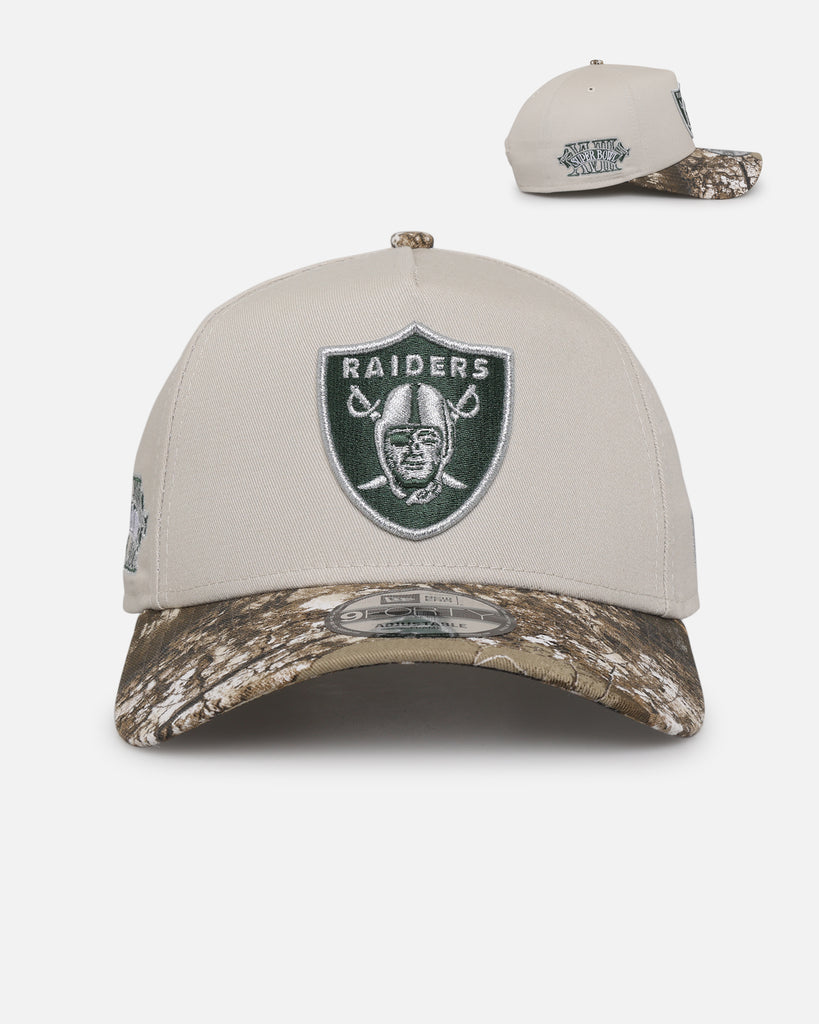 New Era Las Vegas Raiders 'Real Tree Stone' 9FORTY A-Frame Snapback St ...