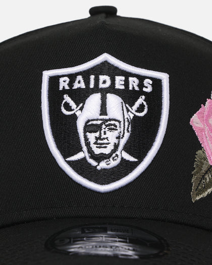 New Era Las Vegas Raiders 'Pink Rose Embroidery' 9FORTY A-Frame Snapba ...