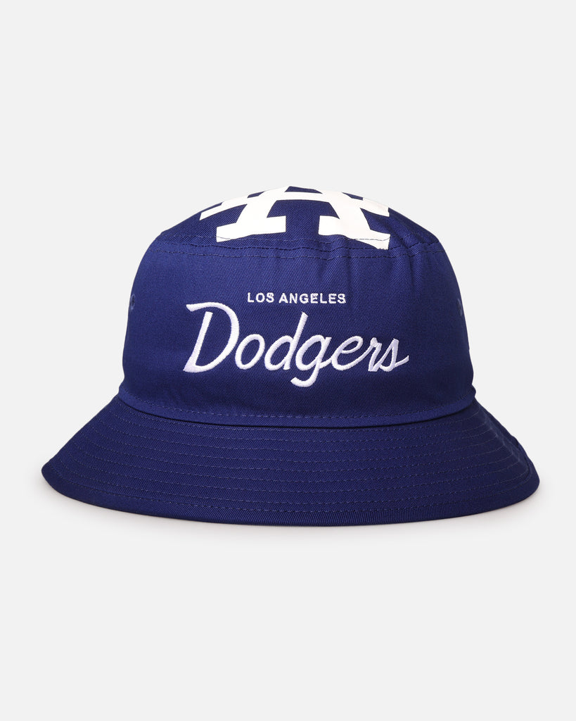 New Era Los Angeles Dodgers 'Script' Bucket Hat Official Team Colour ...