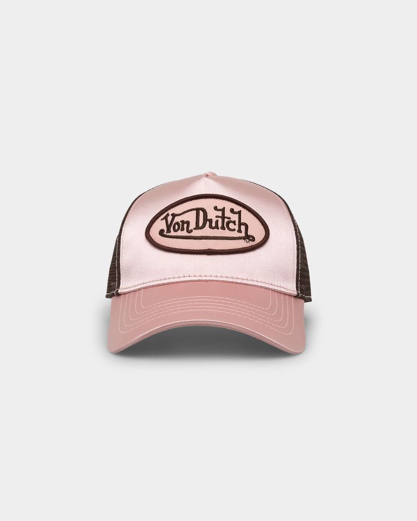 Von Dutch Pink Satin Trucker Pink Satin | Culture Kings