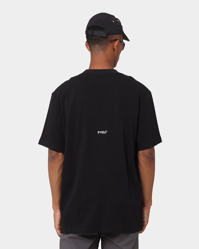 PYRA Micro Logo T-Shirt Black/White | Culture Kings