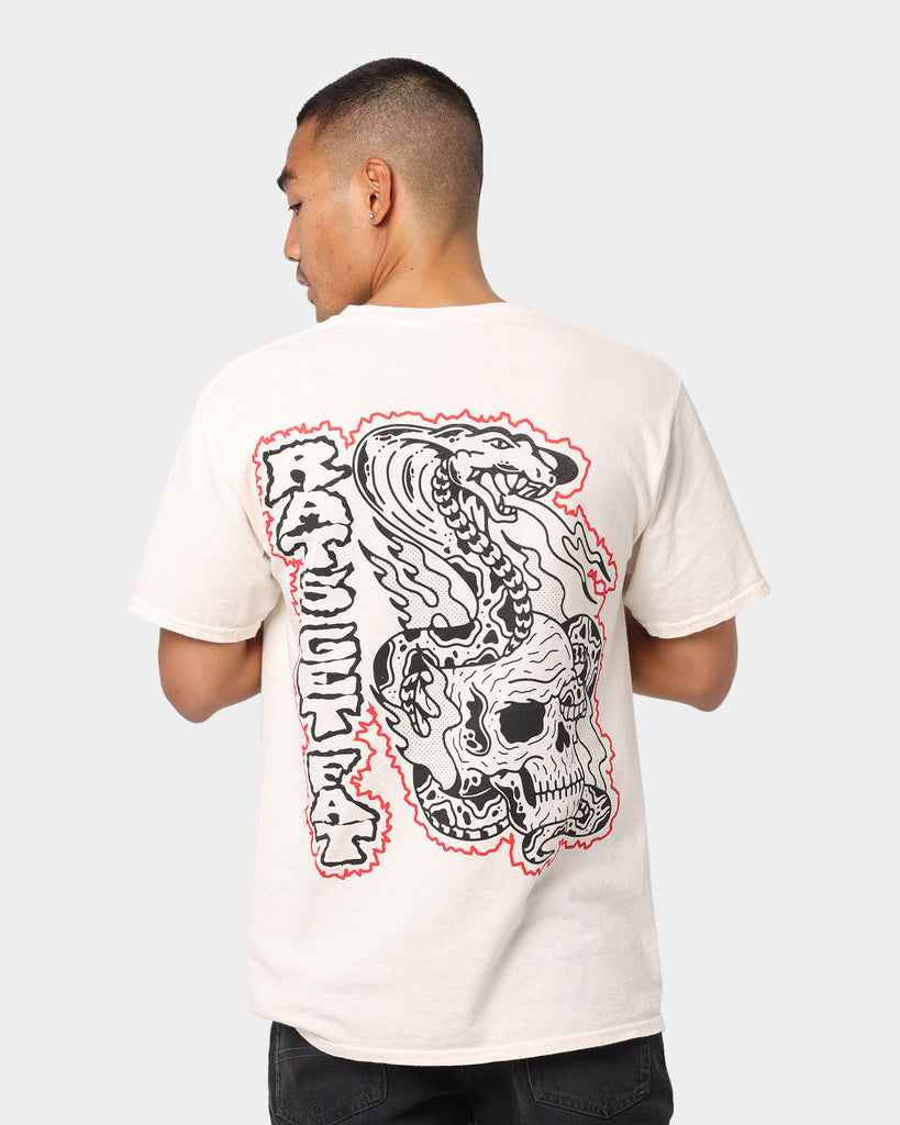 Rats Get Fat Serpent Vintage T-Shirt Off White | Culture Kings