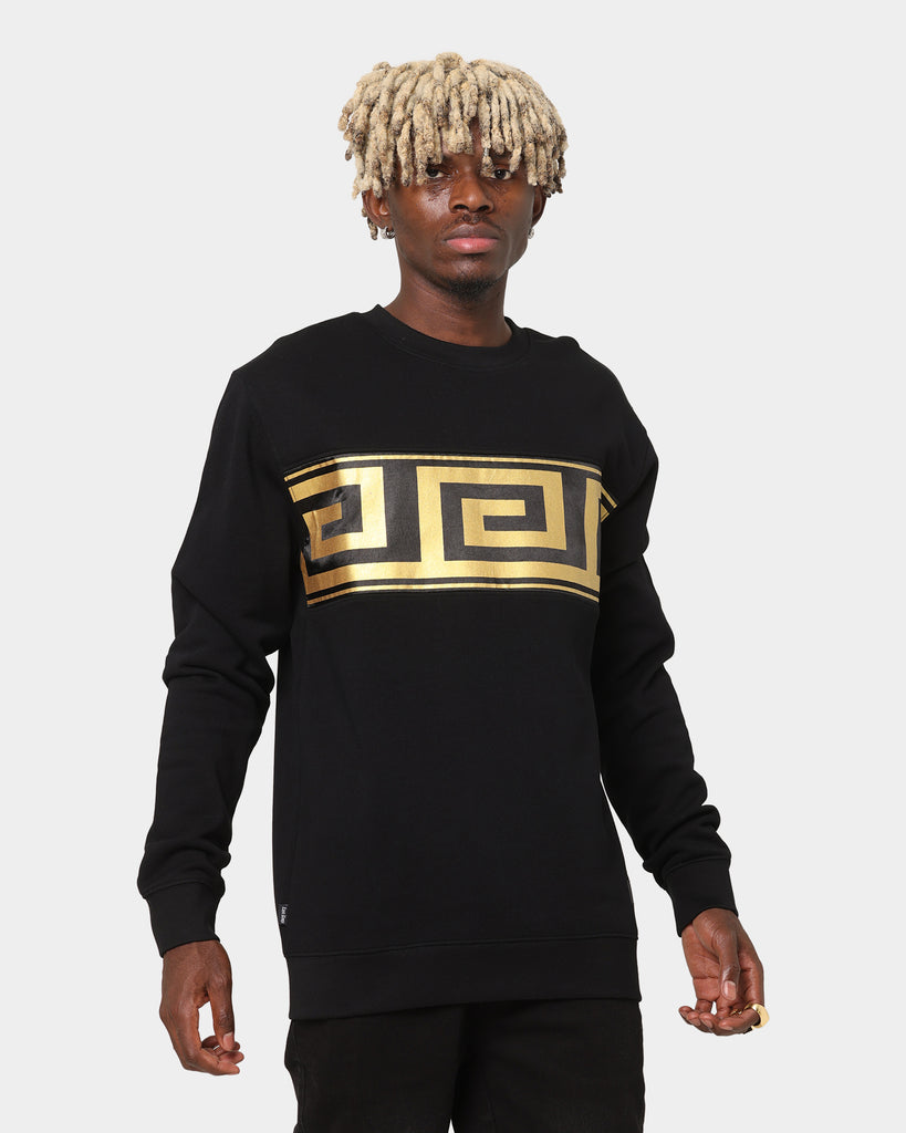 Last Kings Ancient Panel Crewneck Black | Culture Kings