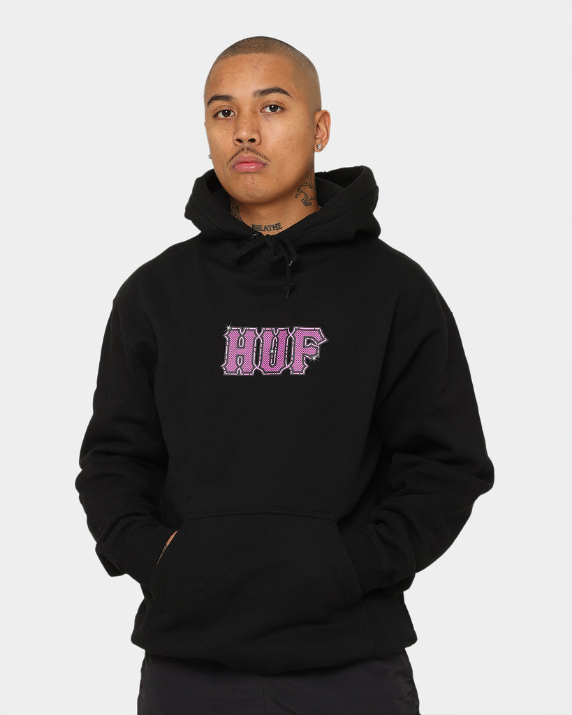 HUF Amazing H Pull Over Hoodie Black | Culture Kings