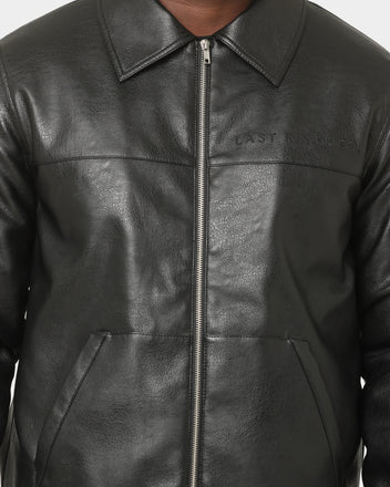 Last Kings Chain Faux Leather Jacket Black | Culture Kings