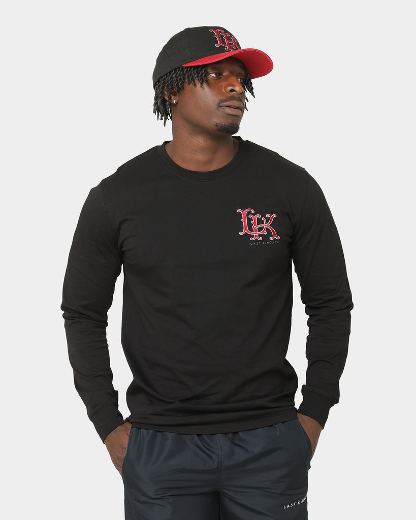 Last Kings Regalia Monogram Long Sleeve T-Shirt Black | Culture Kings