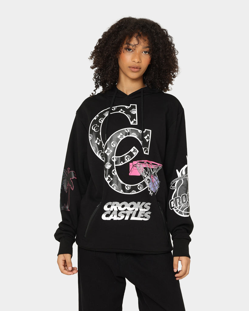 Crooks & Castles Miami Sportek Hoodie Black | Culture Kings