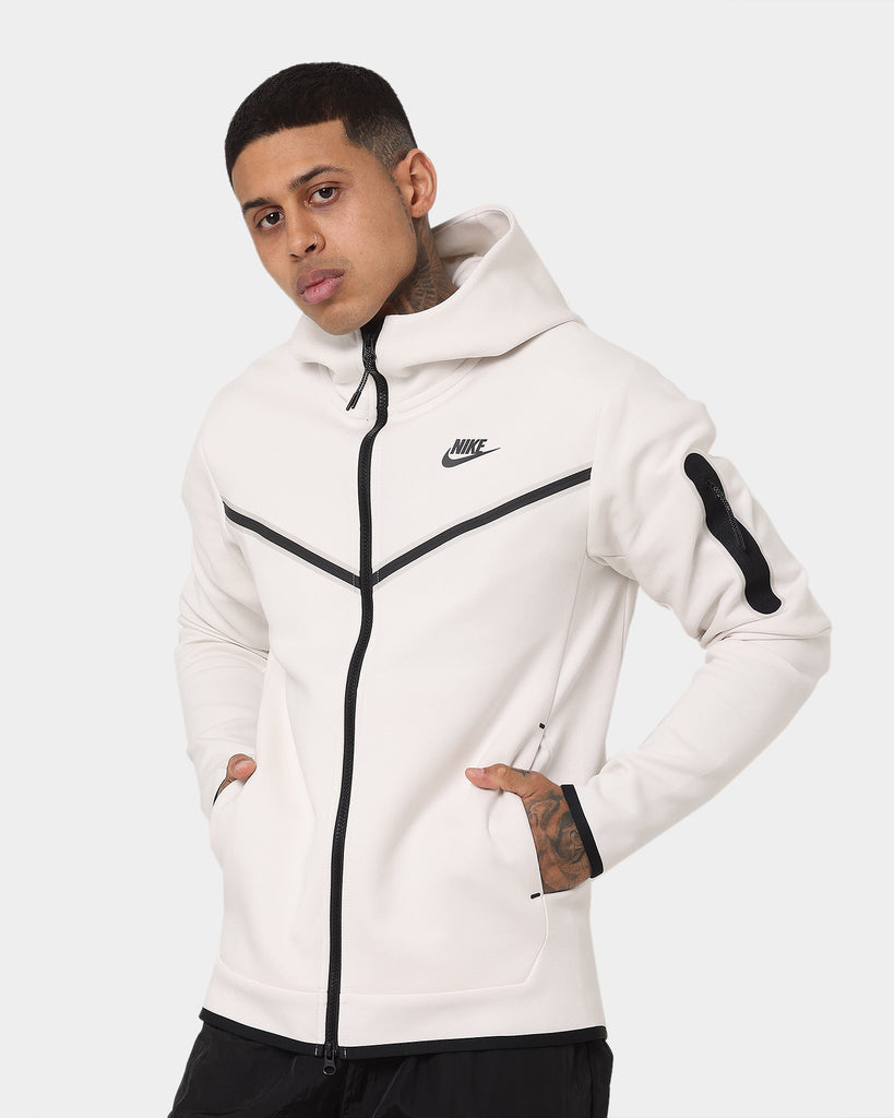 Nike Nike Sportswear Tech Fleece Full Zip Hoodie Phantom/Black ...