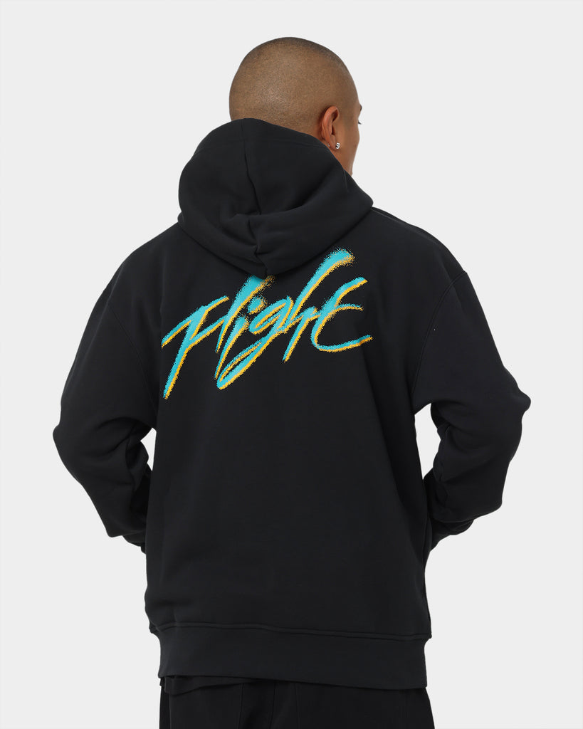Jordan Essential Flight Graphic Fleece Hoodie Black/New Emerald ...