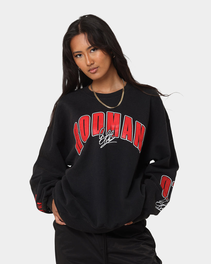 Rodman Brand Rodman Stats Crewneck Black Wash | Culture Kings
