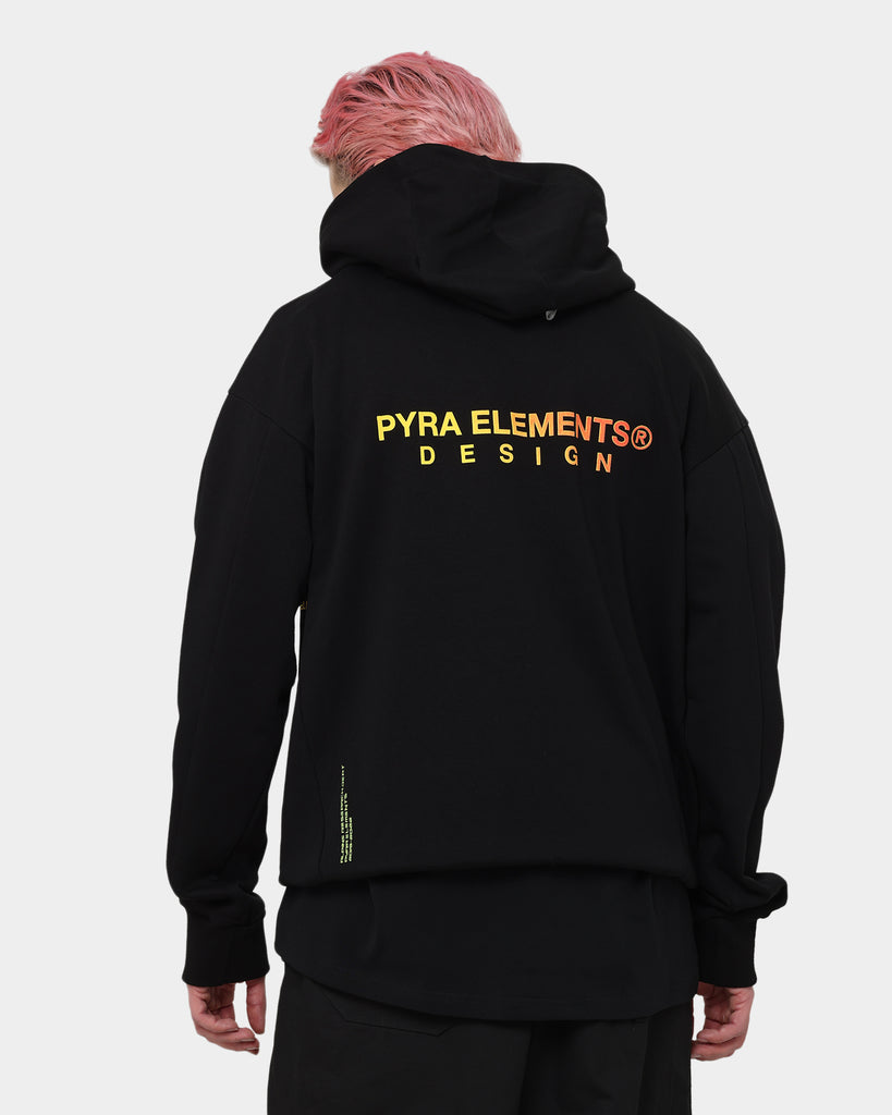 PYRA Design Logo Hoodie Black/Orange | Culture Kings